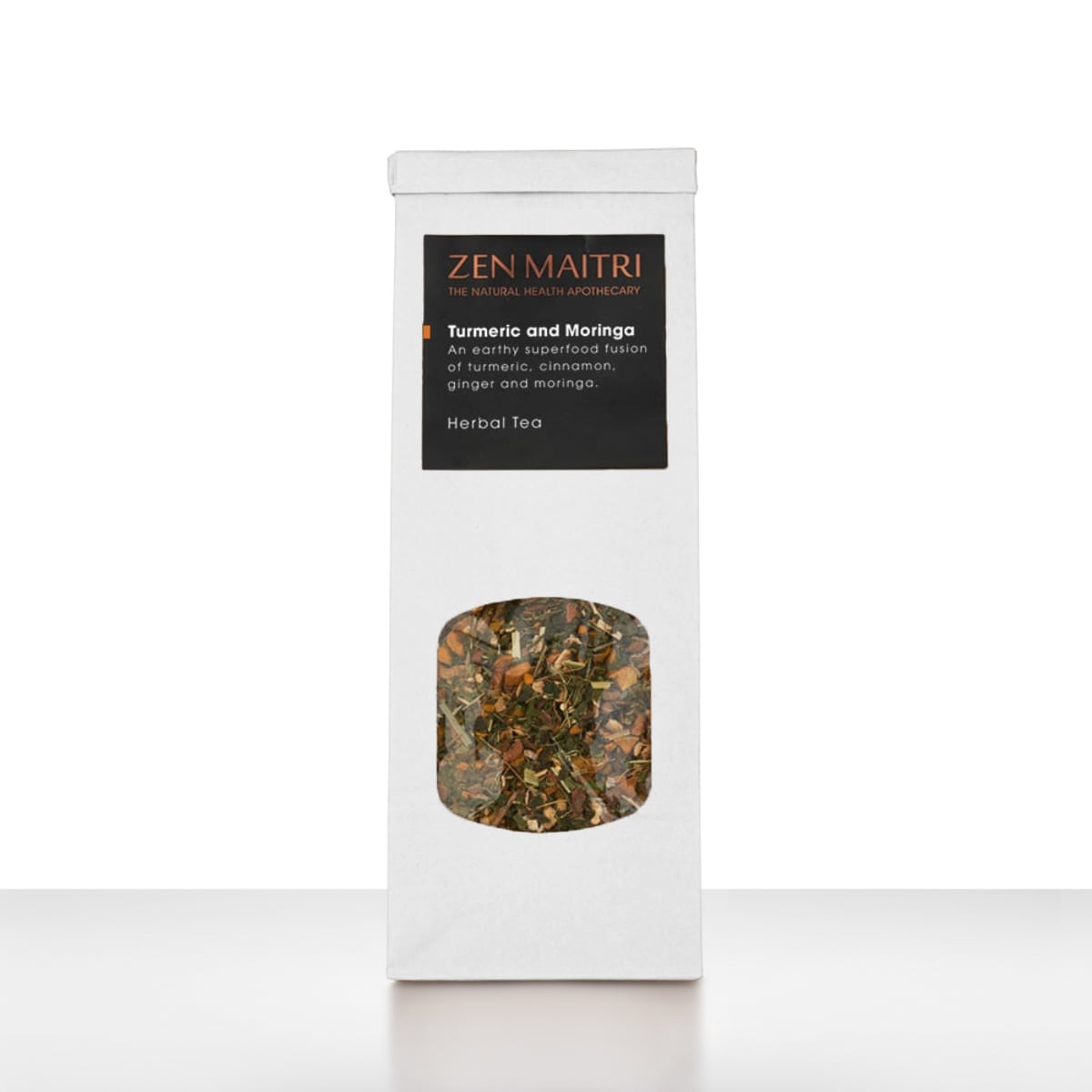 Turmeric & Moringa Herbal Tea – Golden Vitality Blend | Zen Maitri